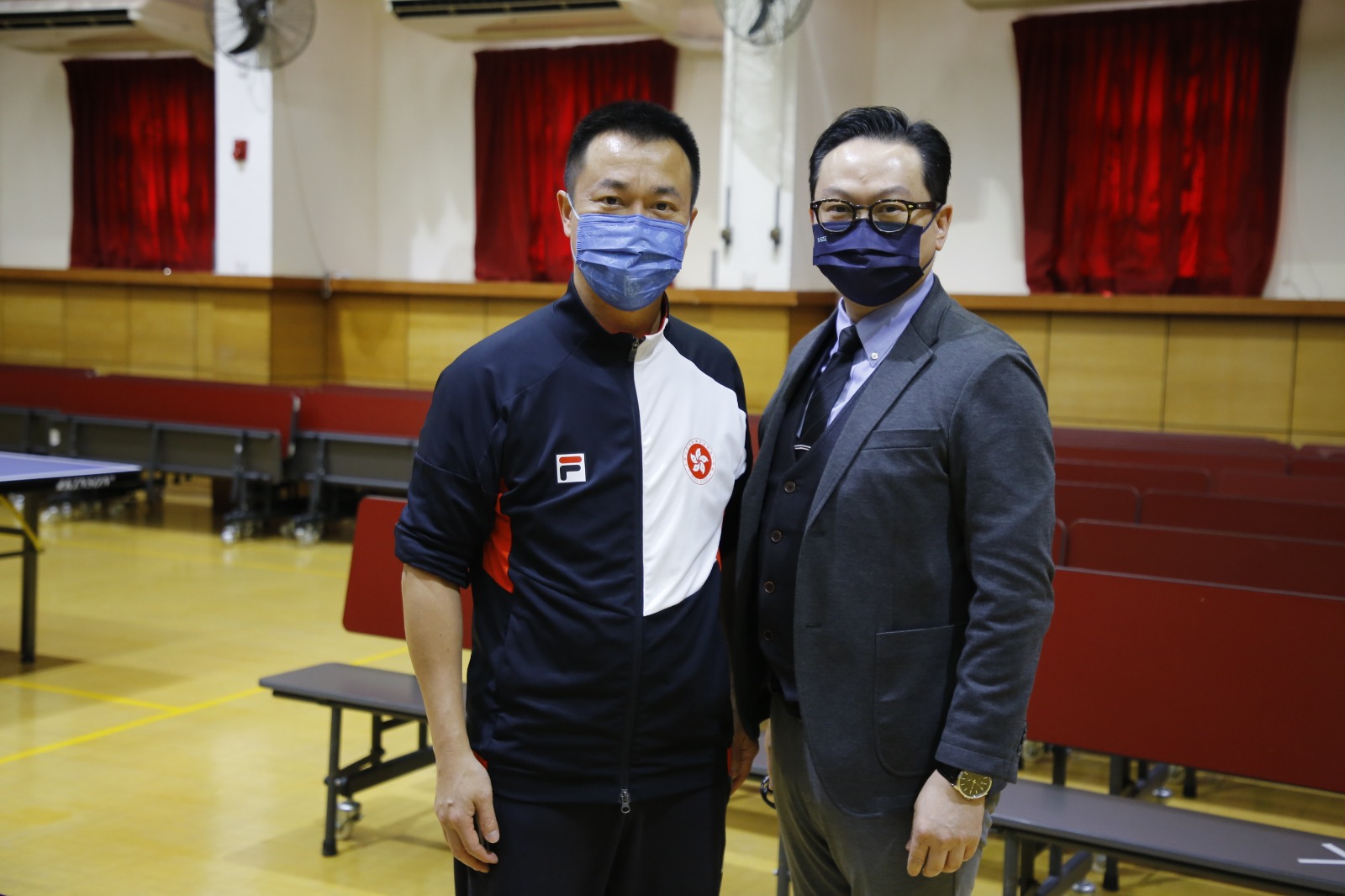 Mr. Li Ching, Head Coach of the Hong Kong Table Tennis Team visited ...